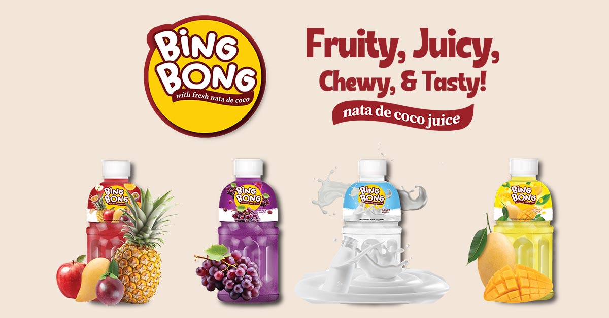 Bingbong Juice with Fresh Nata de Coco